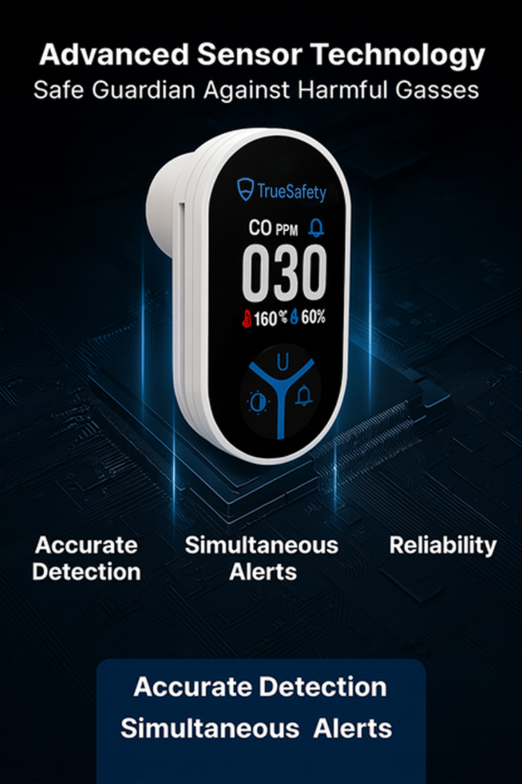 TrueDetect™️ CO Detector 2.0 – TrueSafety